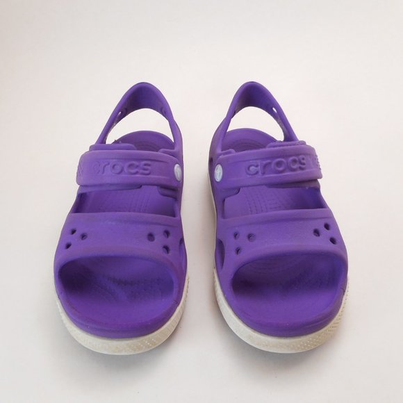 CROCS | Shoes | Crocs Girls Size 3 C13 Crocband Ii Purple Sandals ...